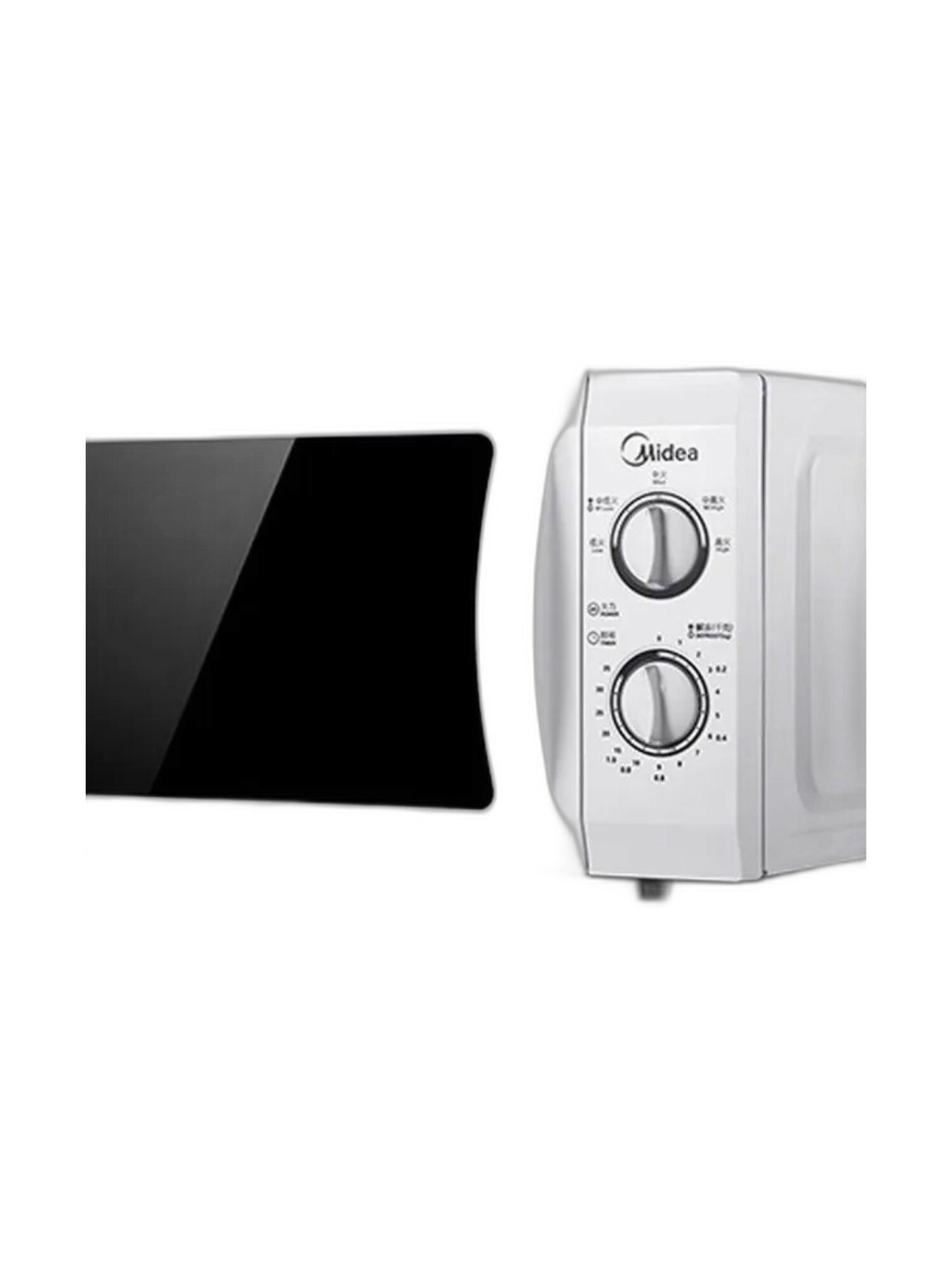 Микроволновая печь MIDEA M1-211A, мощность 700Вт, объём камеры 20л, белая