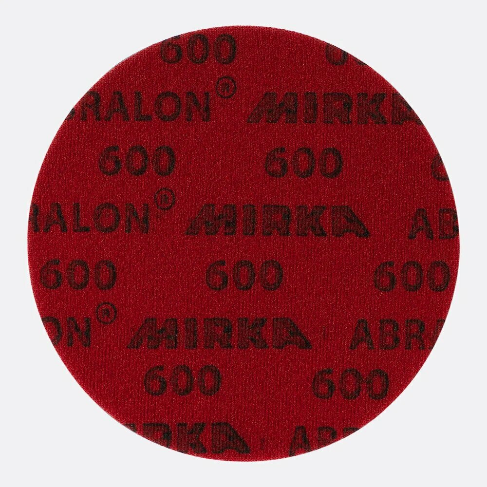 Шлифовальные круги MIRKA "Abralon", 125 мм, зернистость P600,20шт.