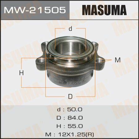 MW-21505 Ступица с подшипником Инфинити FX35 02-задняя