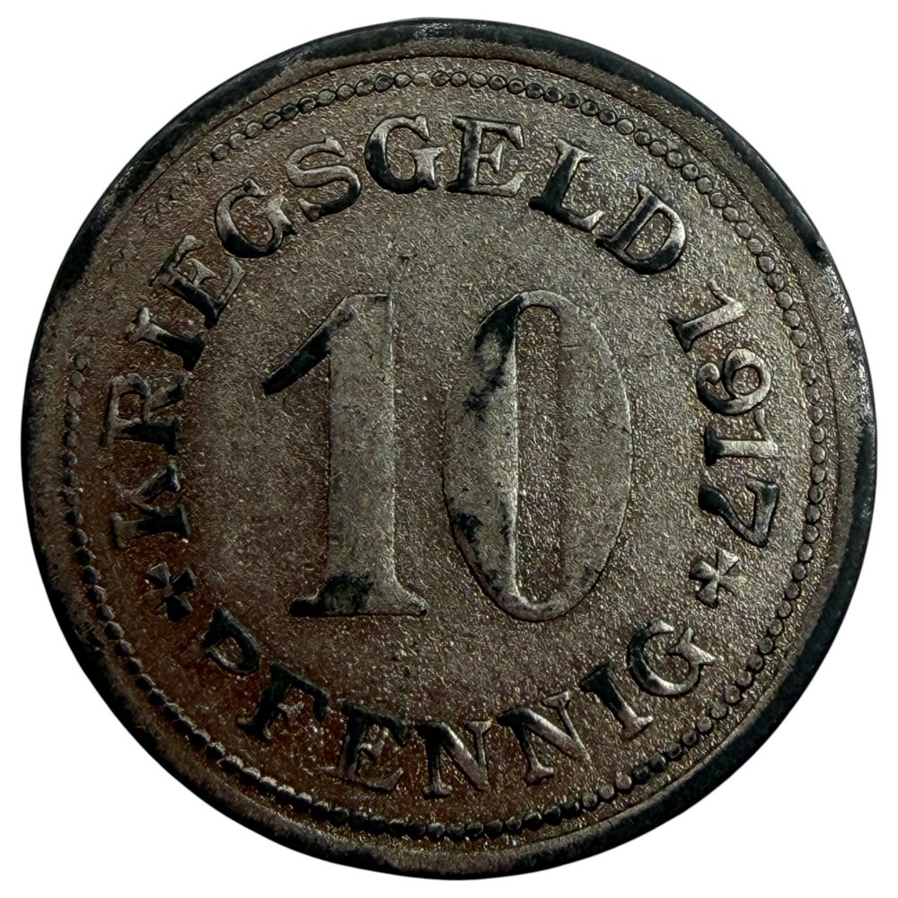 Германия, Германская империя, Хёрде 10 пфеннигов 1917 г. (Лот №3)