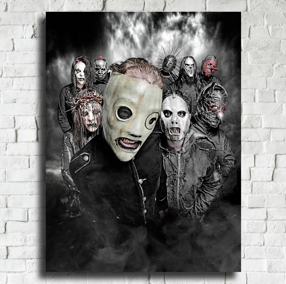 Постер Slipknot - 30х40см, Плакат Slipknot, арт.1