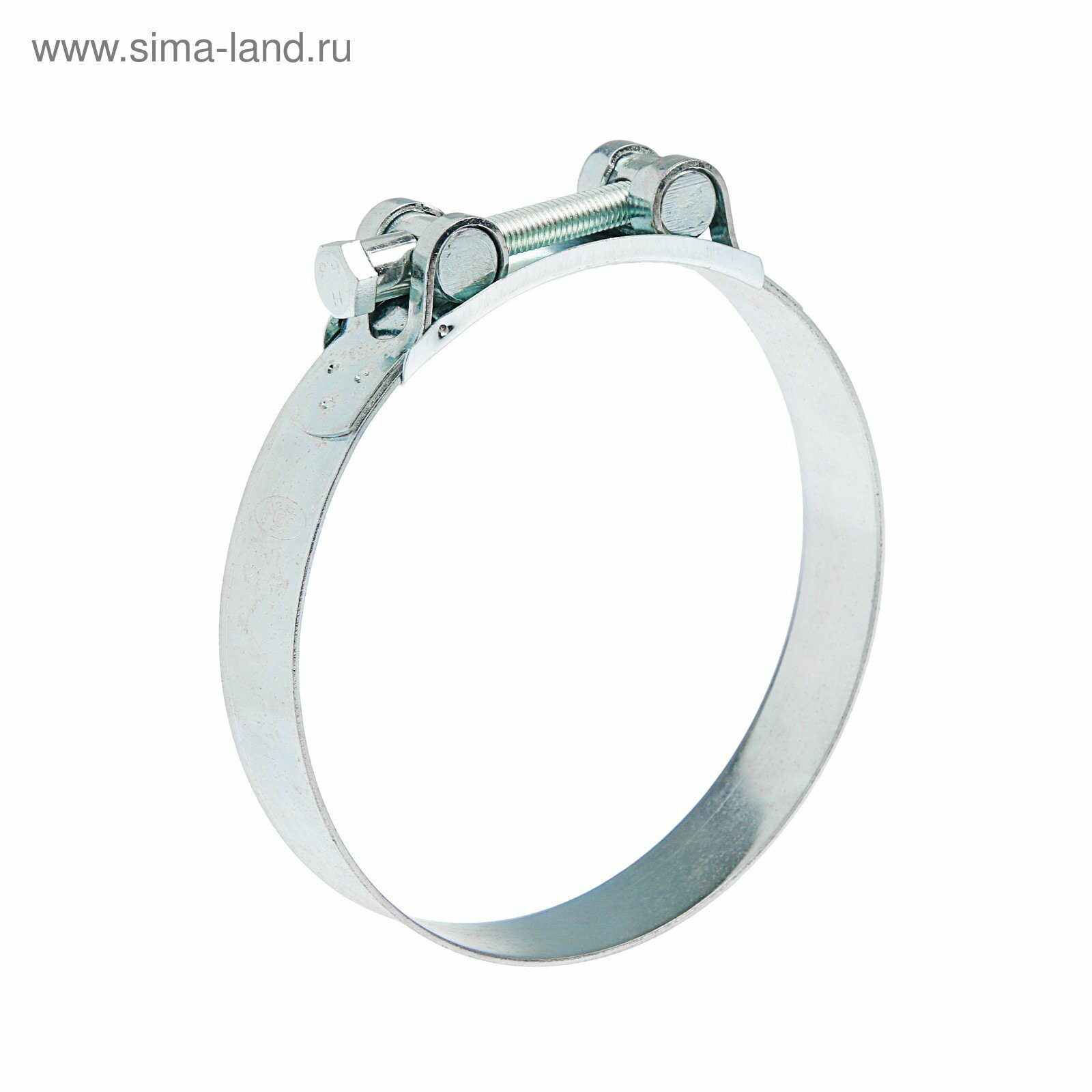 Хомут силовой диаметр 122-130 мм, оцинкованный, размер хомута, мм: 122-130, 10 шт.