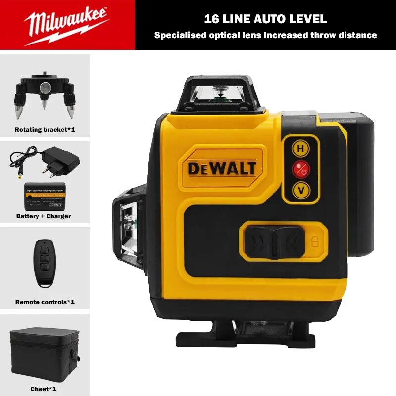DeWalt Лазерный уровень, нивелир Зеленыйлуч