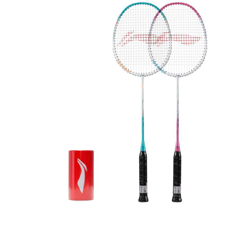 Ракетки для бадминтона унисекс Li Ning Thunder 9 Carbon Aluminum, двойные ракетки