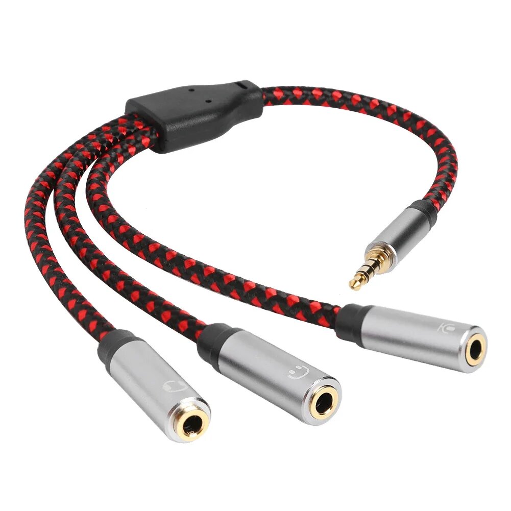 Разветвитель 3.5 мм, 4 pole Mic Stereo