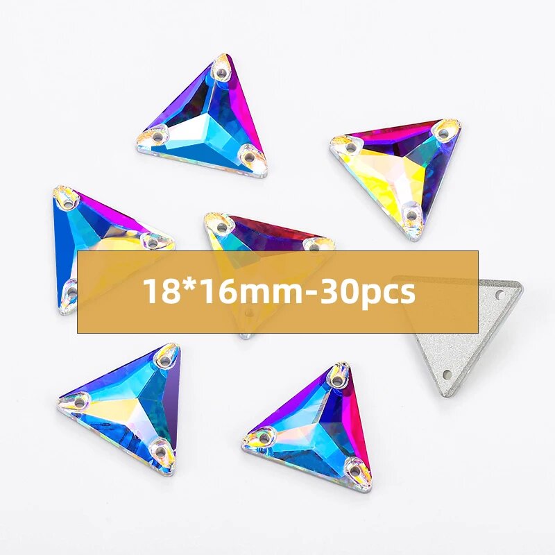 Стразы DUCRYSTAL AAAAA круглые плоские tr 18x16mm 30pcs
