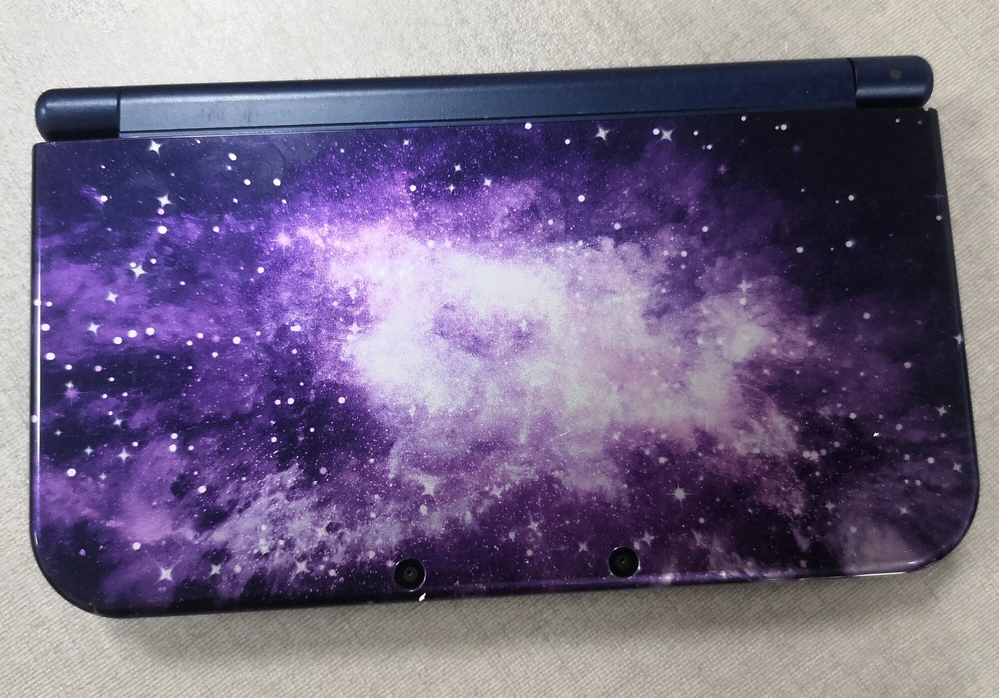 Восстановленная портативная игровая консоль 3DS XL Фиолетовый, 32G, Galaxy NEW-3DS-XL