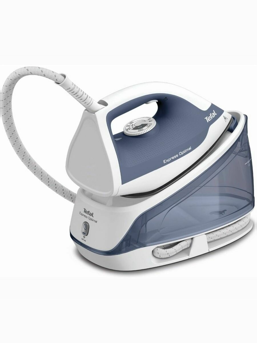 Парогенератор Tefal SV4110E0, синий/белый, давление пара 5 бар , паровой удар 190 гр/мин
