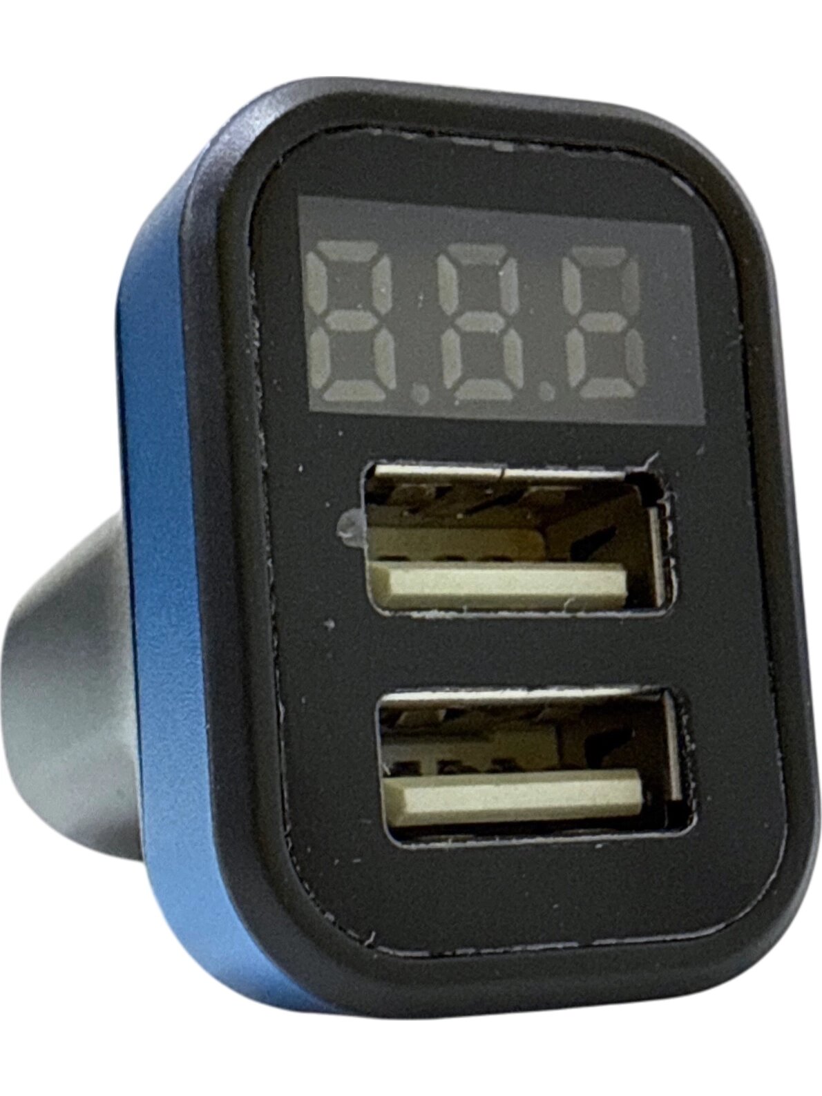 Зарядное устройство для телефона 2 USB 2.1A+2.1A Car Gharger с вольтметром RV-017