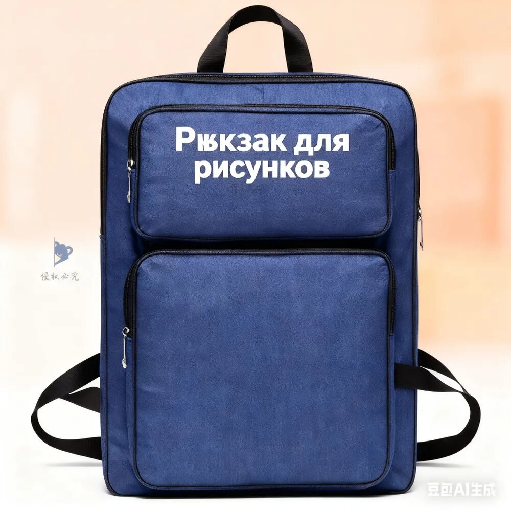 Сумка для этюдника Сумка для художника Синий Оксфорд 48х38 см формат А3