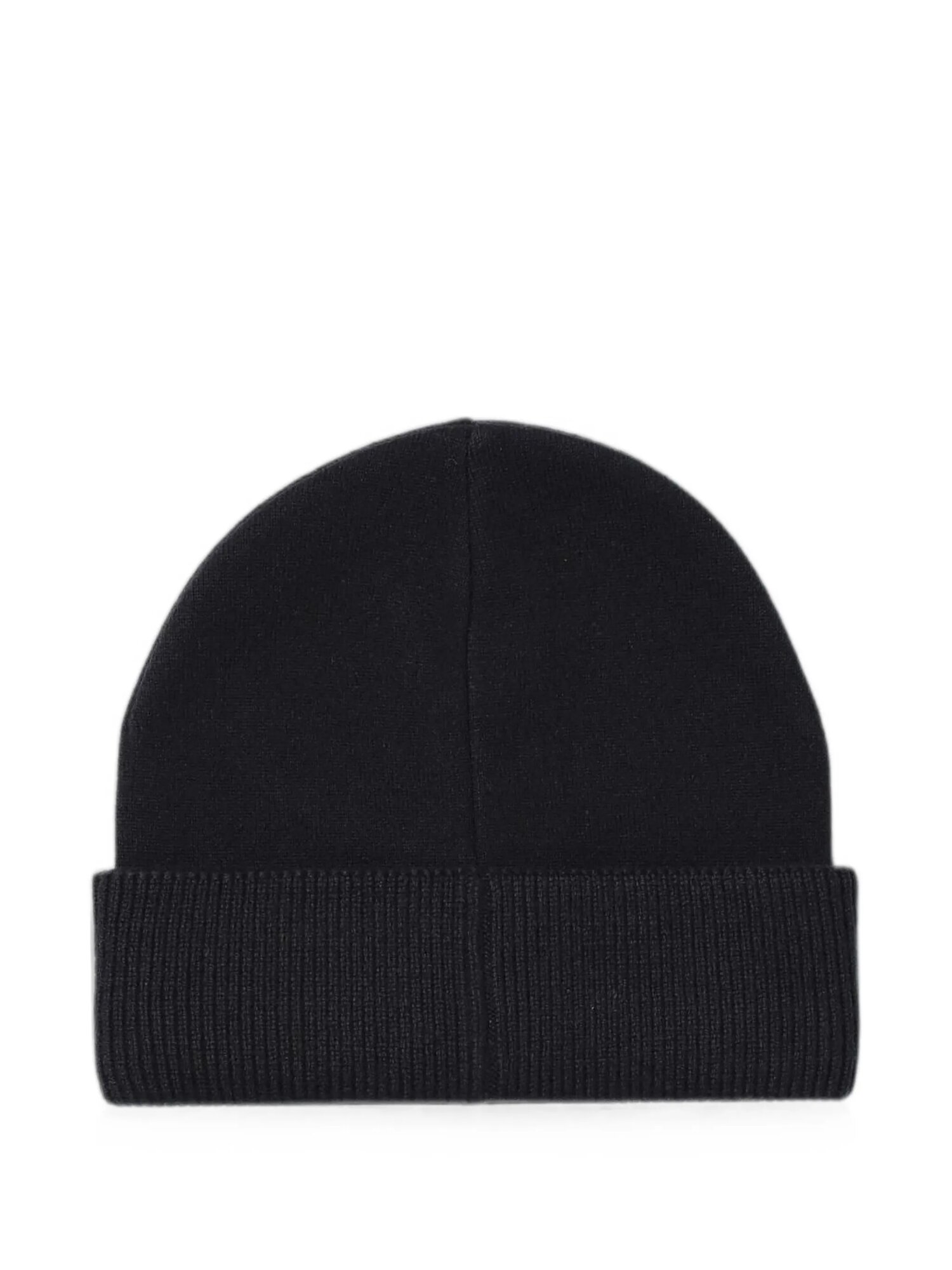 Шапка EMPORIO ARMANI Logo-patch ribbed-trim beanie hat для мальчиков, размер M — фото 1
