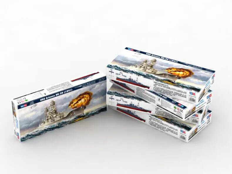 HobbyBoss 83401 1/700 USS Arizona BB-39 1941 Набор моделей боевых кораблей