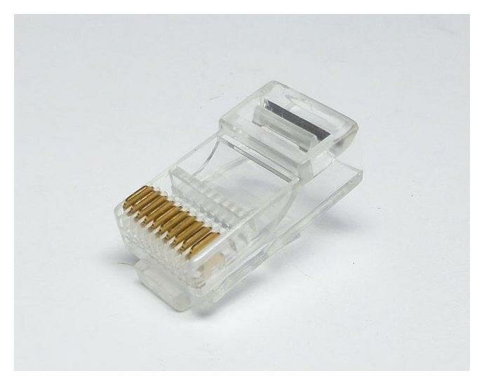 10шт Разъем RJ-45 штекер 10 pin 10P10C на кабель (RG-50)