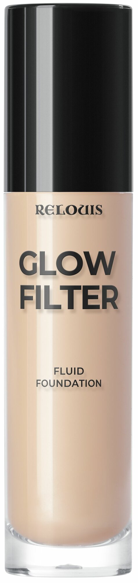 RELOUIS Тональный крем для лица флюид Glow Filter Fluid Foundation сияющий тон 01 Light Beige