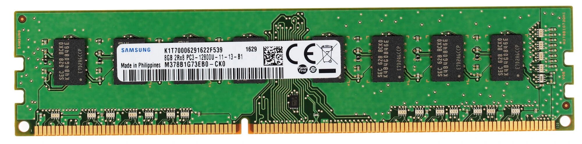 Оперативная память DDR3 1600 8Gb Samsung / CL11 M378B1G73EB0-CK0
