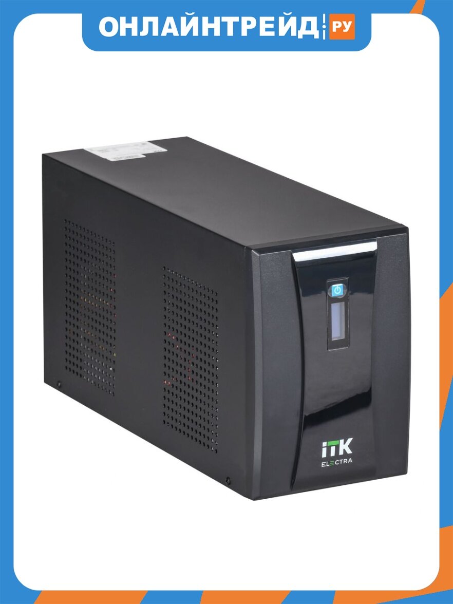 Источник бесперебойного питания Itk ELECTRA ET 3кВА/1,8кВт с АКБ 4х9AH USB Schuko, EET-3000VA-1-004-S
