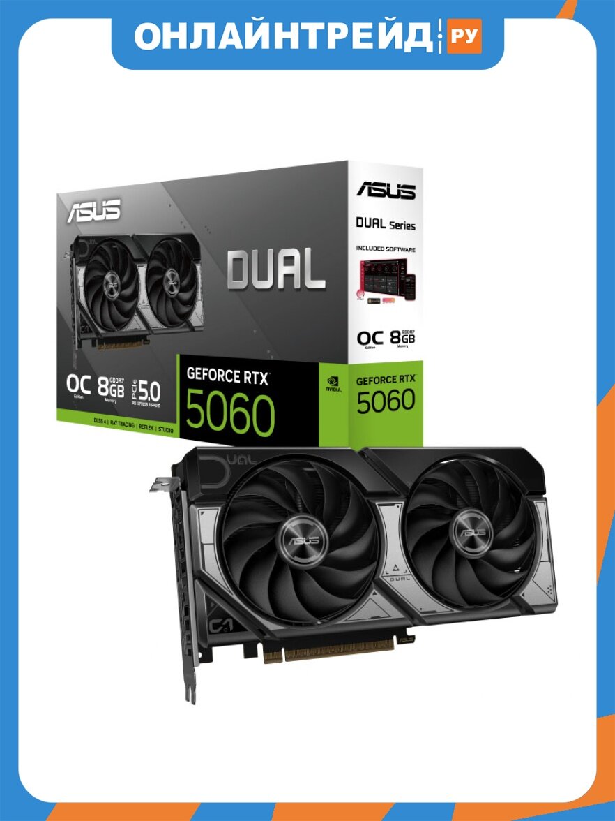 Видеокарта Asus GeForce RTX 5060 DUAL OC 8G