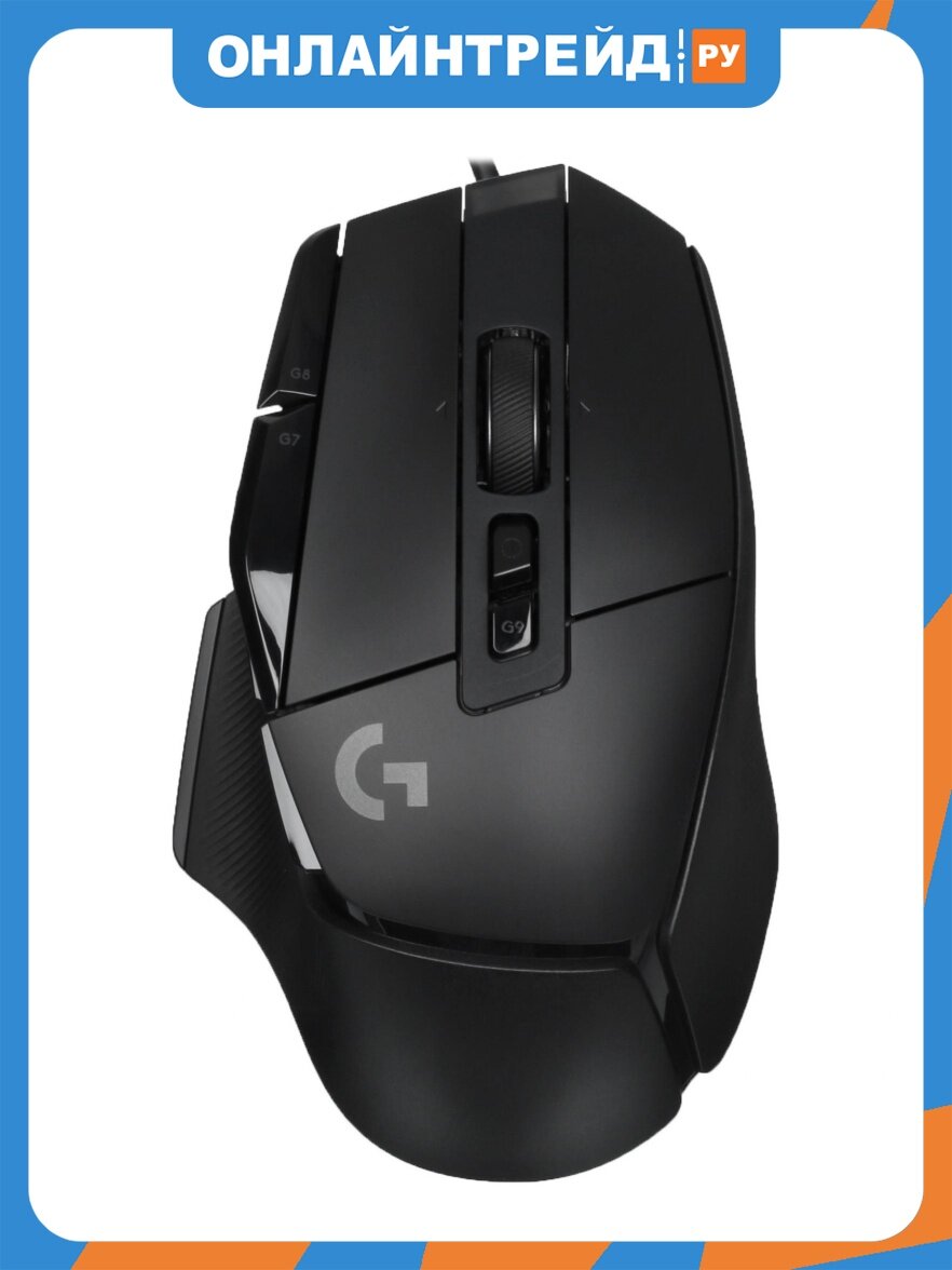 Мышь Logitech G502 X черный оптическая 25600dpi USB 13but (910-006140)