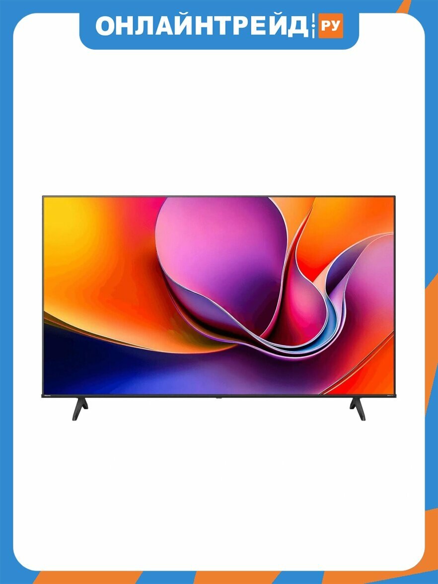 Телевизор Hisense 50A6Q, VIDAA, 4K Ultra HD, черный