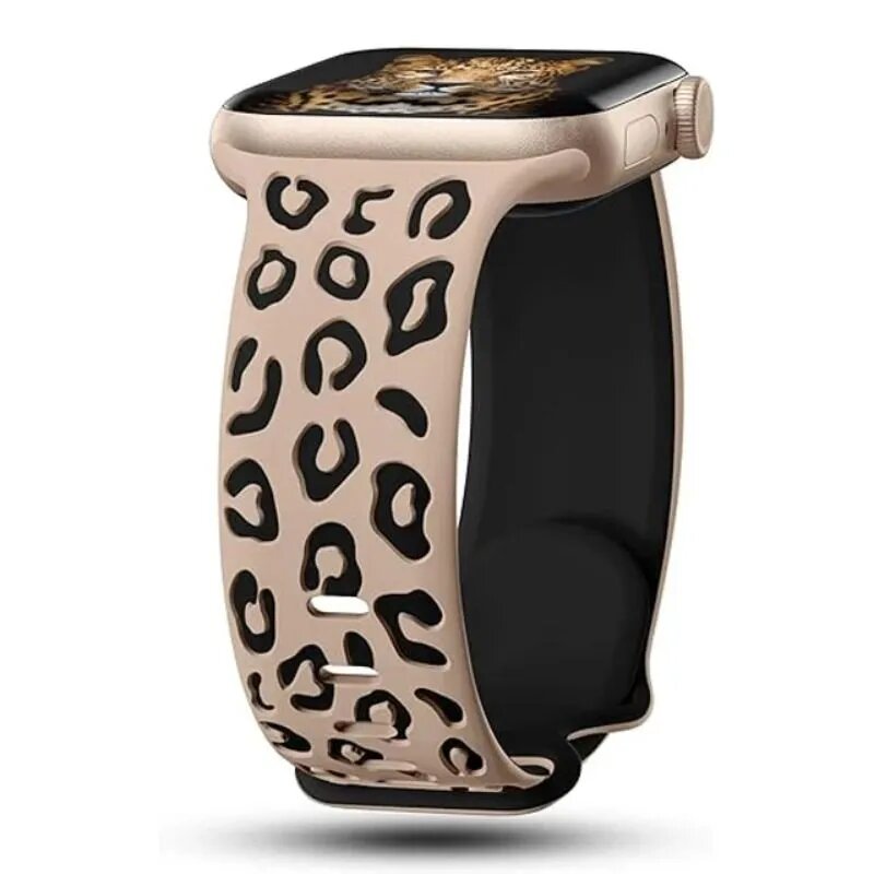 Силиконовый ремешок с гравировкой для браслетов Apple Watch Ultra 2 9 8 7 6 5 4 3 SE