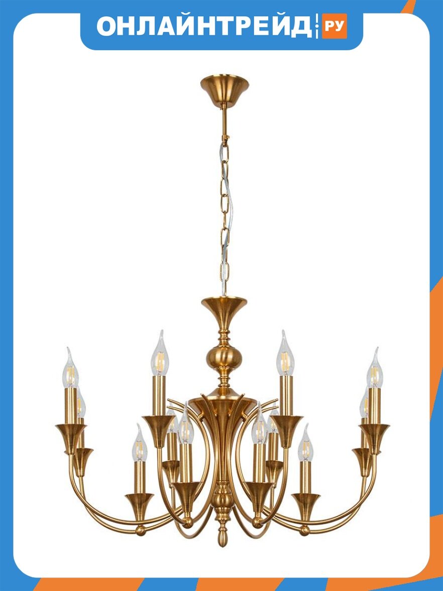 Подвесная люстра Arte Lamp COLLINETTA A4094LM-12PB