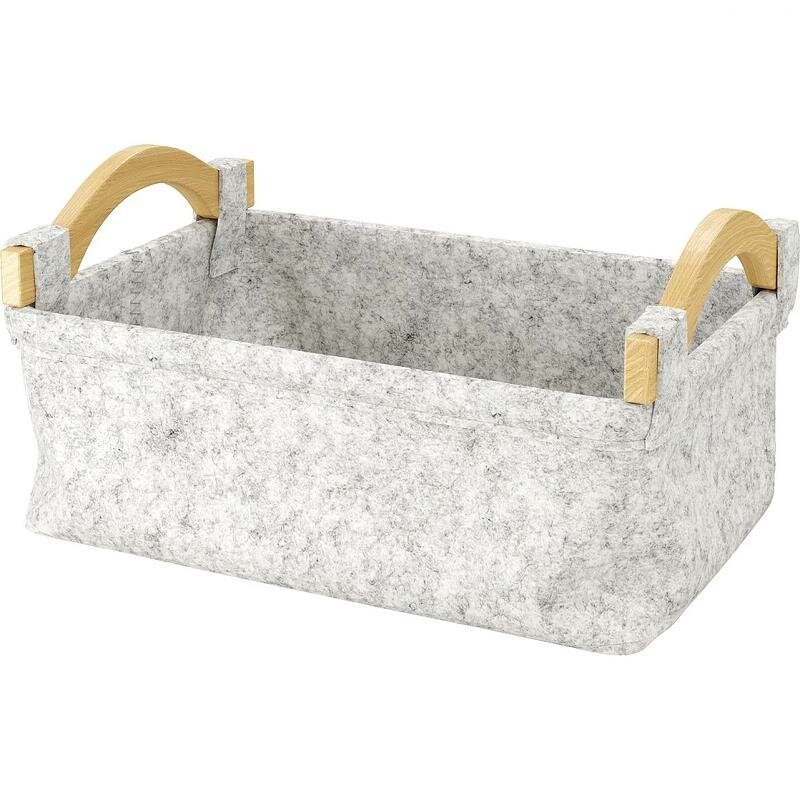 Коробка для хранения WasserKRAFT Aula WB-110-L, 25,5x37,5x13 см, серый