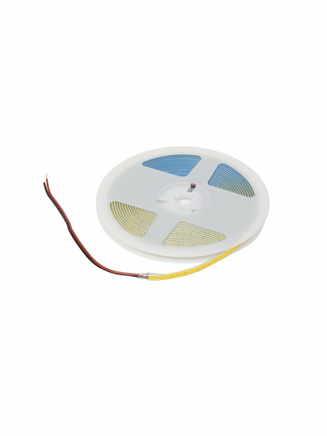 Лента светодиодная COB - 12W/m, 12V, 5мм, 400 д/м, IP20, теплый белый (3000K), CRI>90, 1000 Lm, узка, шт