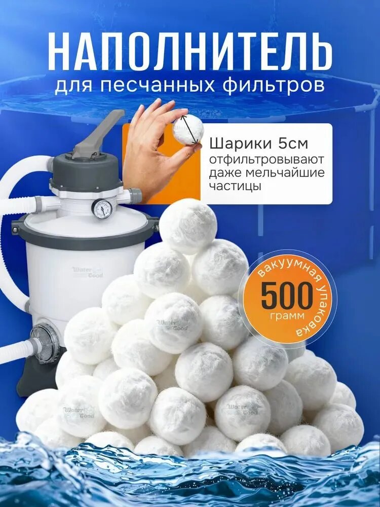 Наполнитель для песчаных фильтров, высокая фильтрационная эффективность, универсальный размер для водоочистки дома и промышленности, долговечный материал, не портит воду