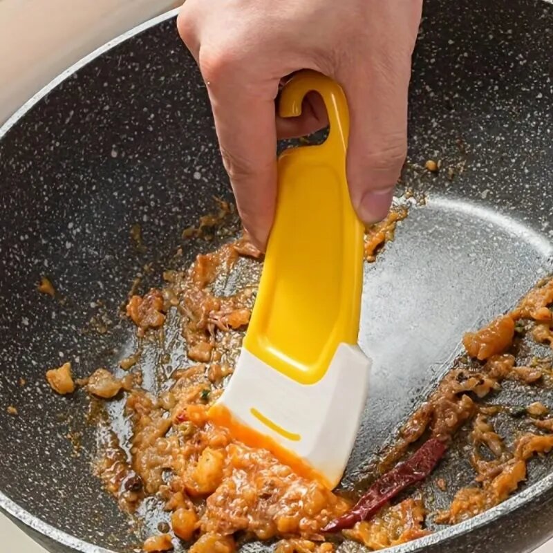 1 кухонная желтая лопаточка для чистки/лопатка для намазывания хлеба