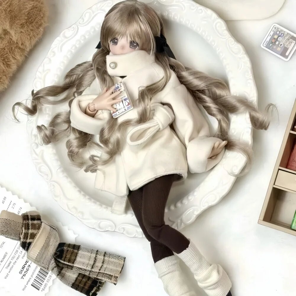 Теплый комплект одежды для кукол BJD 1/6