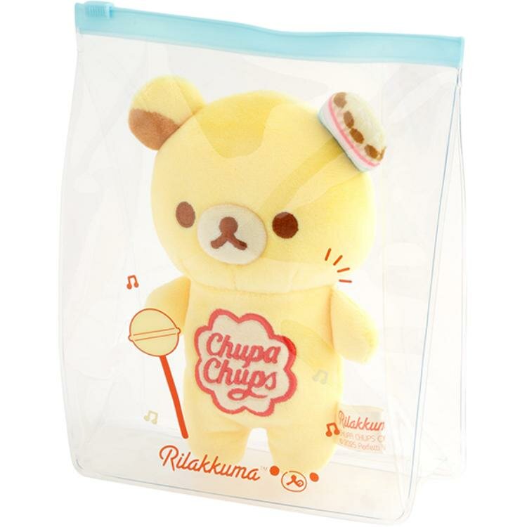 Плюшевая кукла унисекс SAN-X Chupa Chups, Shopping Bag Included Brother Bear, H14.5см