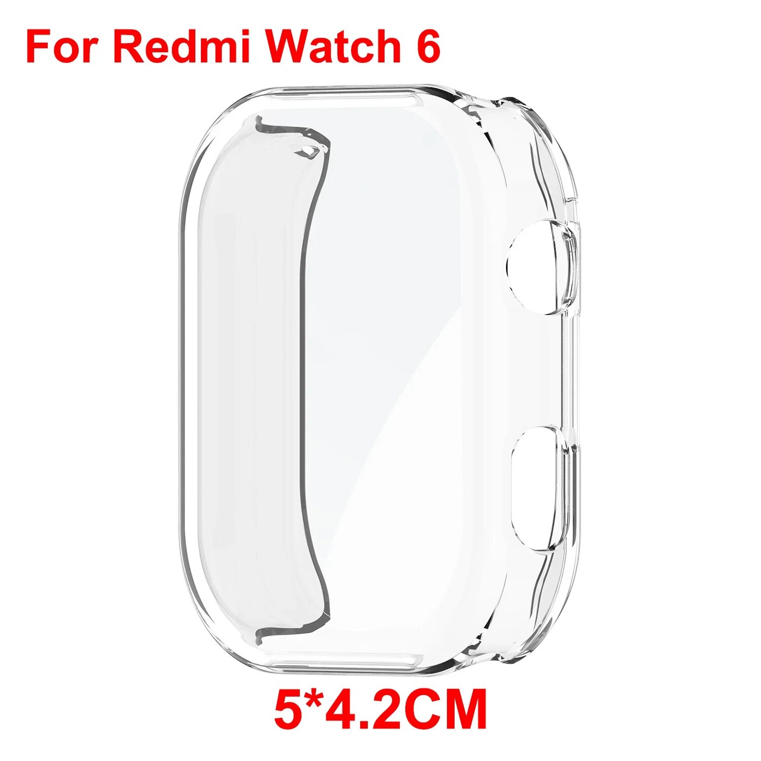 Чехол для Redmi Watch 6 BAPPSUS Прозрачный, Transparent