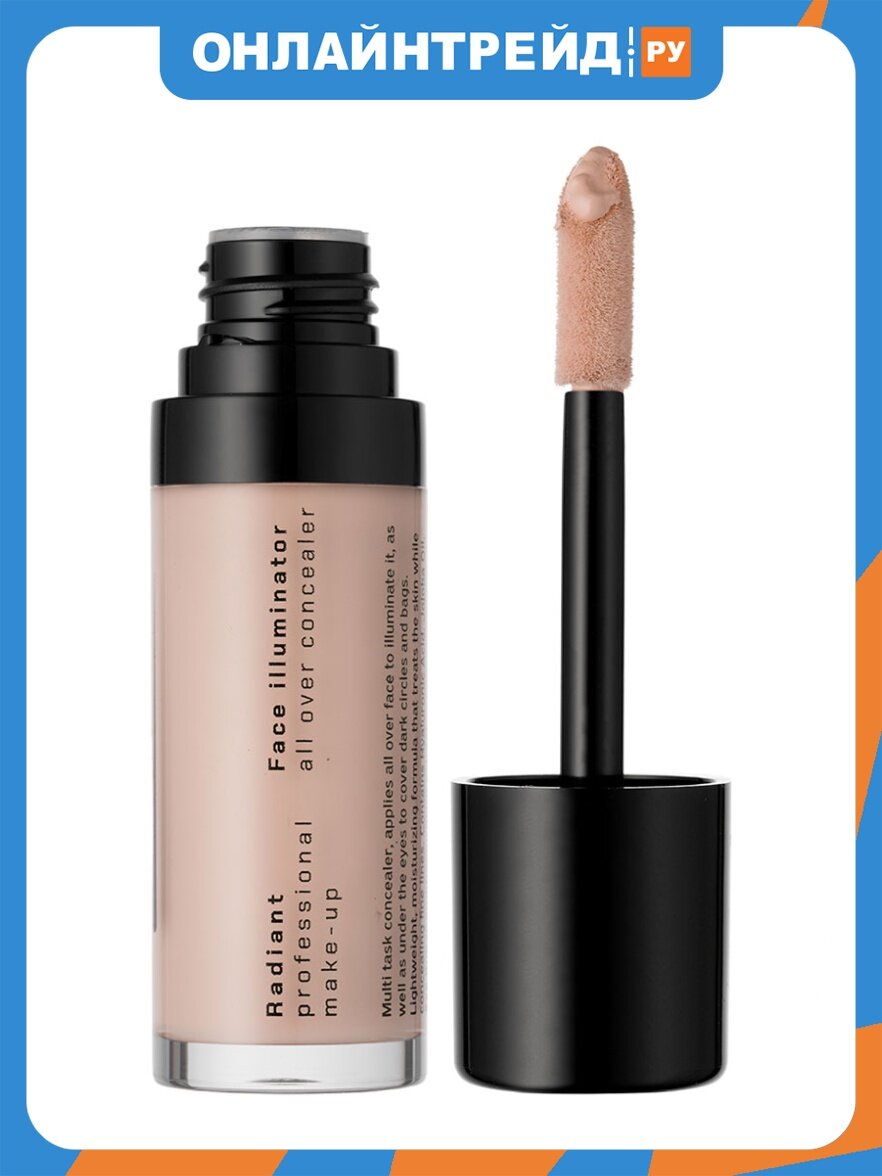 Водостойкий увлажняющий консилер Radiant Professional Make-up RADIANT PROFESSIONAL MAKE-U FACE ILLUMINATOR ALL OVER CONCEALER тон 03