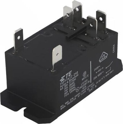 Реле TE Connectivity T92P7A22-240 электромагнитное DPST-NO Uобмотки 240ВAC 30А Серия T92 1 шт