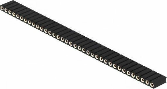 Гнездо CONNFLY DS1002-03-1*36131 Гнездо штыревое "мама" PIN 36 цанговые контакты прямой THT