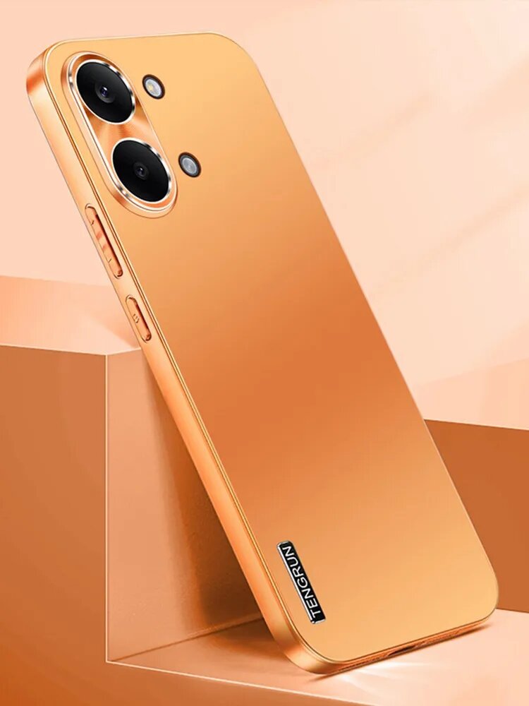 Тонкий чехол на Poco X8 Pro Max, металлический объектив защищает ультратонкий пластиковый чехол для Поко X8 Про Макс