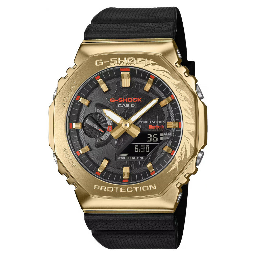 Наручные часы CASIO, черный/золотой