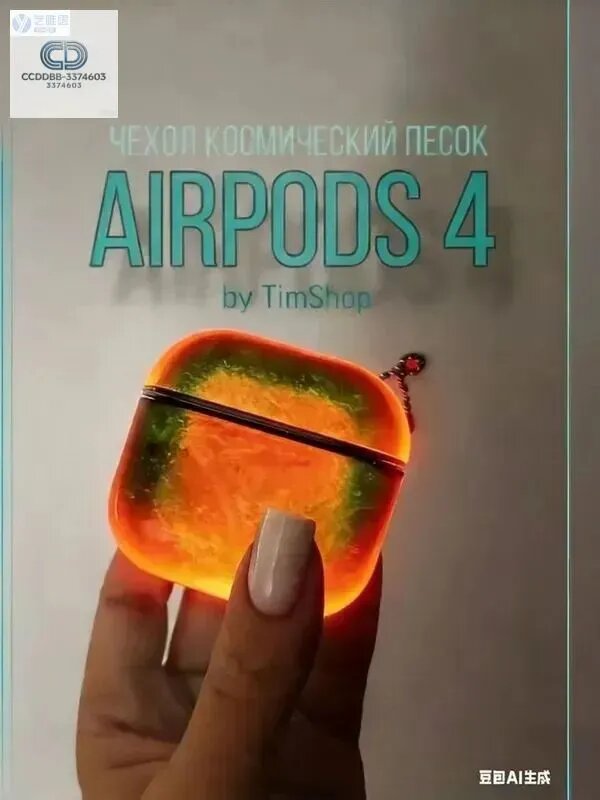 Светящийся чехол для AirPods 4 - защита от царапин и пыли