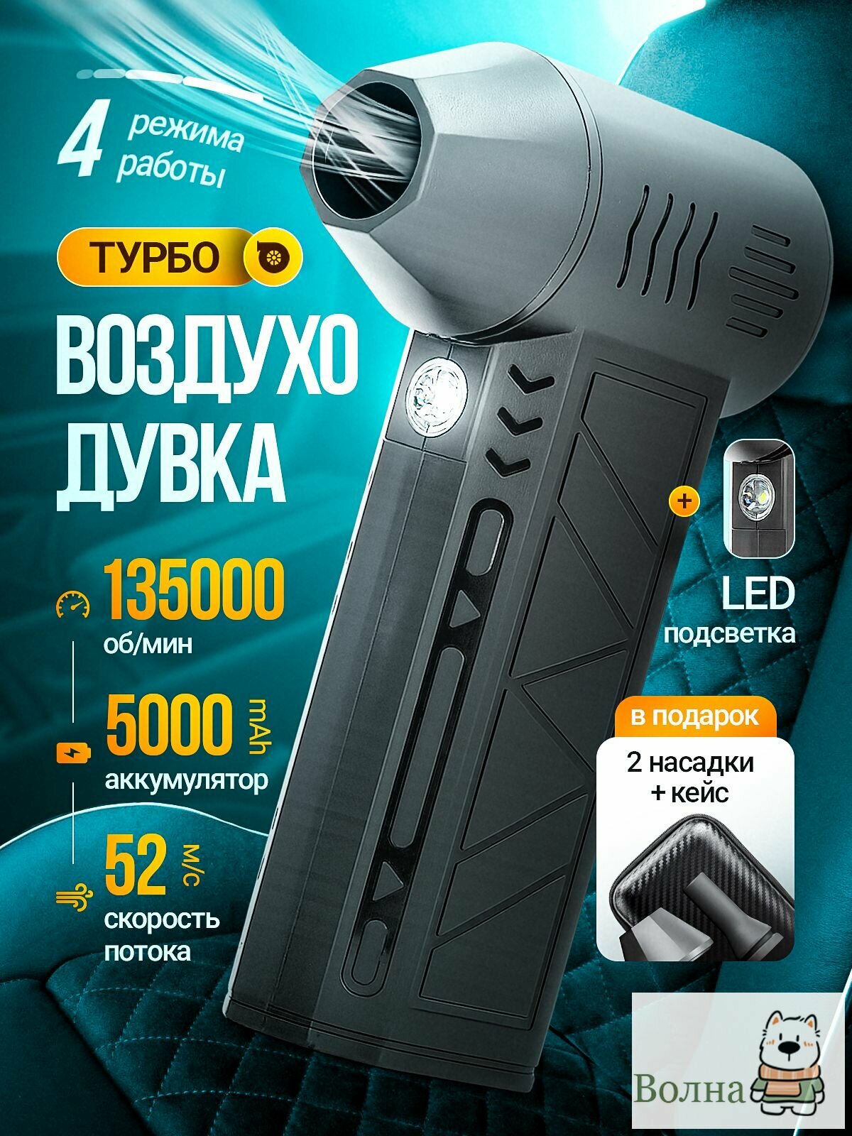 Воздуходувка,200Вт