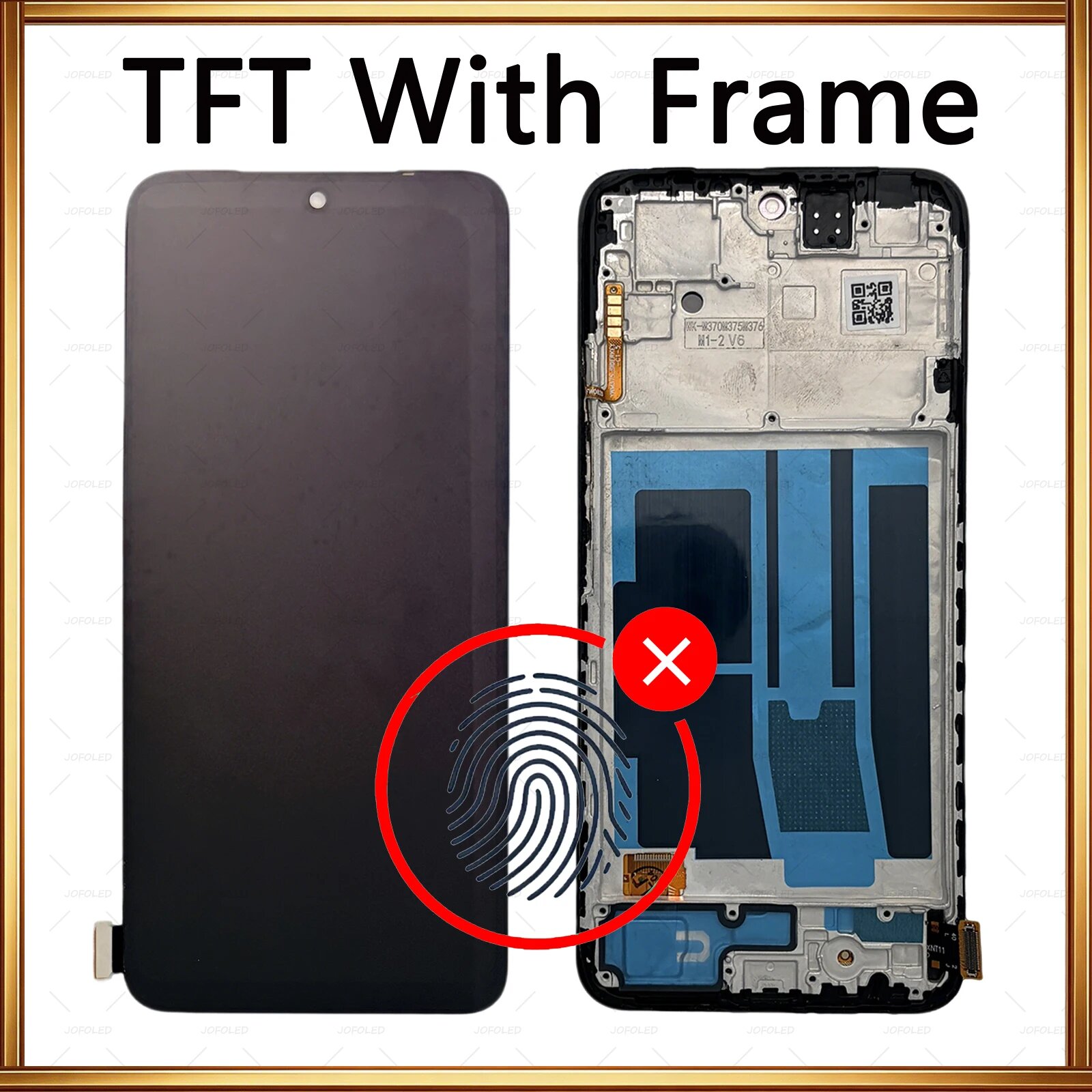 6,43-дюймовый AMOLED-дисплей для Xiaomi Redmi Note 12S, ЖК-дисплей 2303CRA44A, TFT With Frame