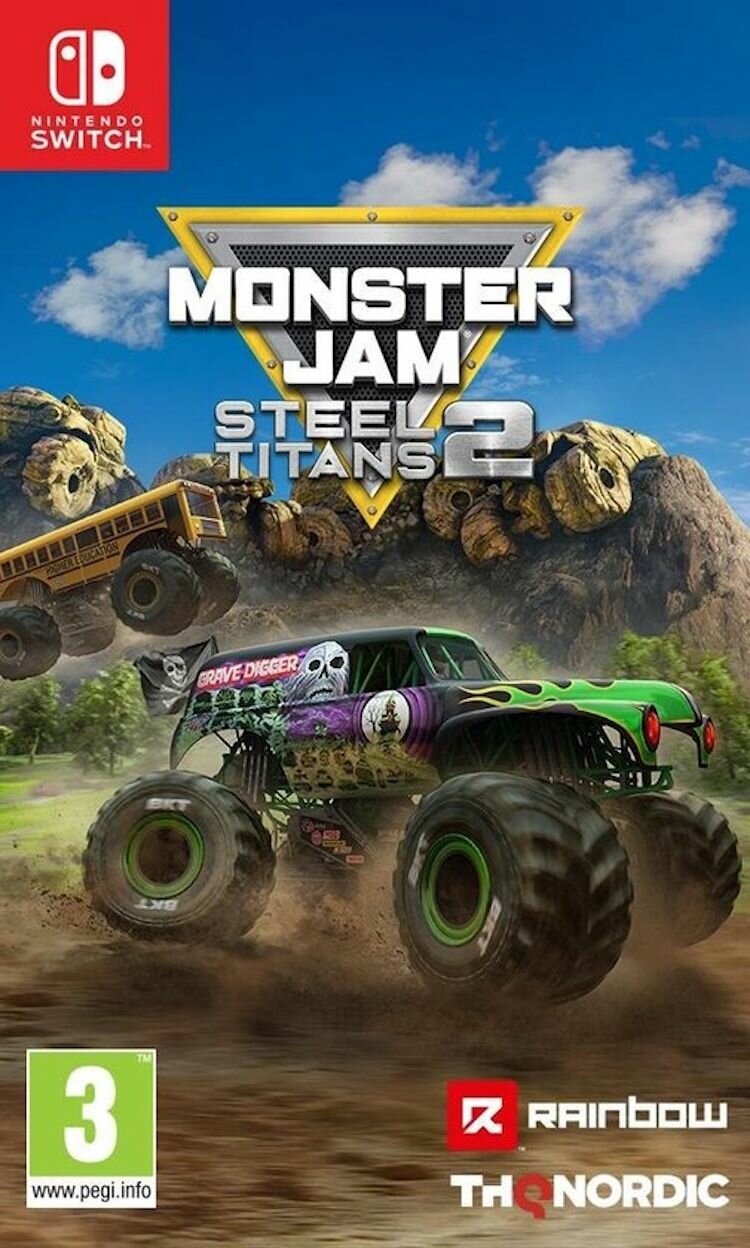 Игра Monster Jam Steel Titans 2 Switch Русская Версия Картридж на Nintendo Switch