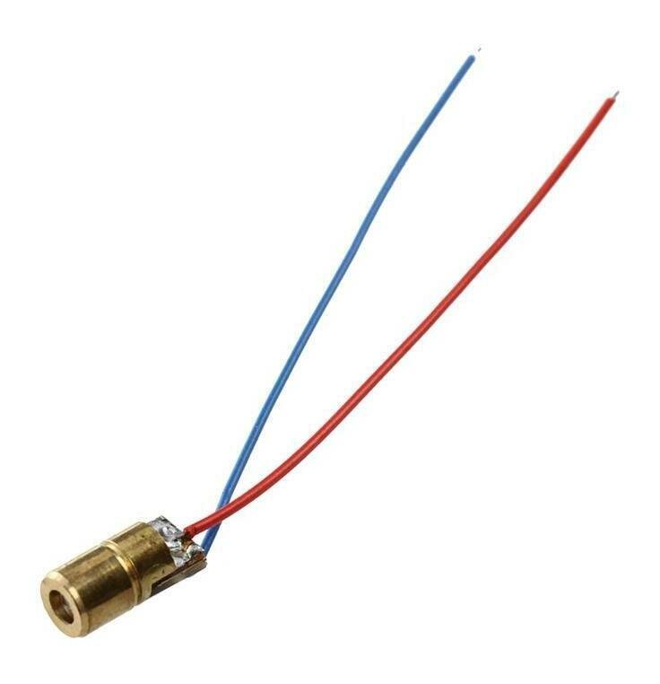 Лазерный 5 МВт 650nm точечный 5в светодиодный модуль