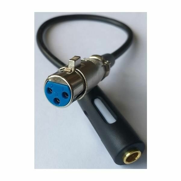 Аудио 6.3 стерео гнездо - XLR гнездо шнур 0,3м позолоченные контакты (микрофонный CANON)
