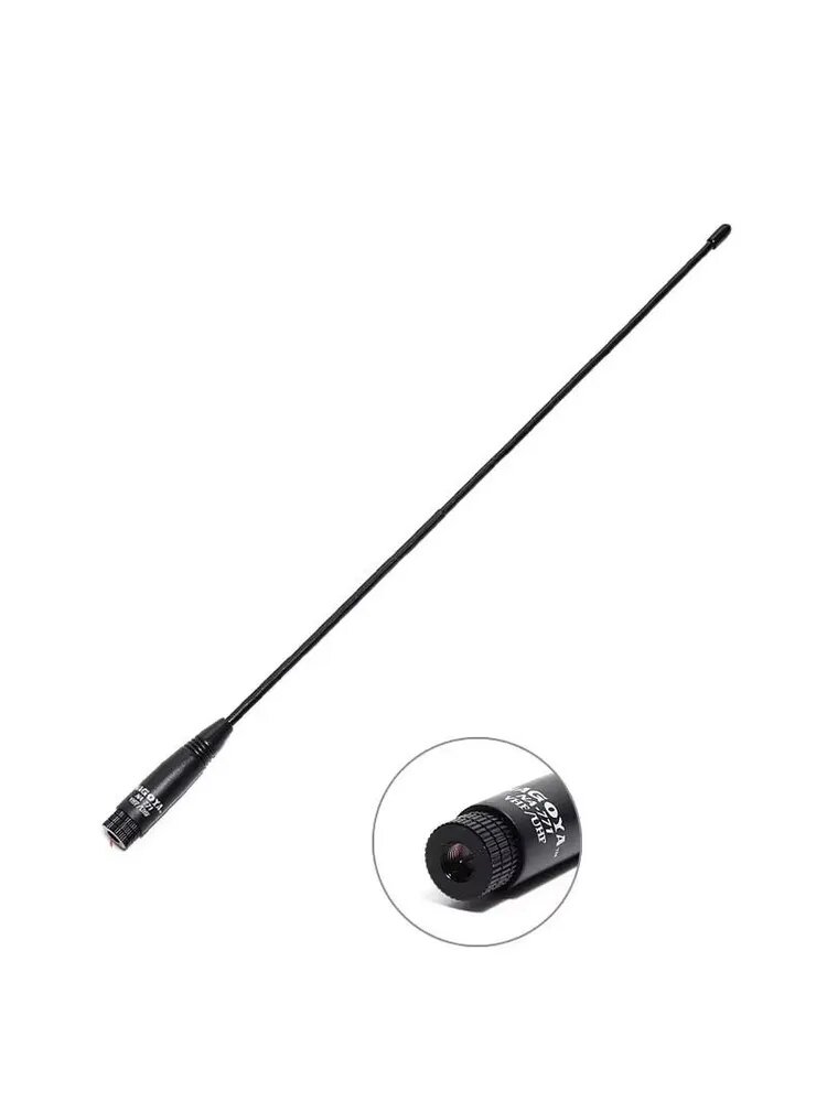 Антенна NAGOYA NA-771 SMA-Male/SMA-Female VHF/UHF 144/430 МГц для Baofeng UV-5R, UV-82, 888S, TYT
