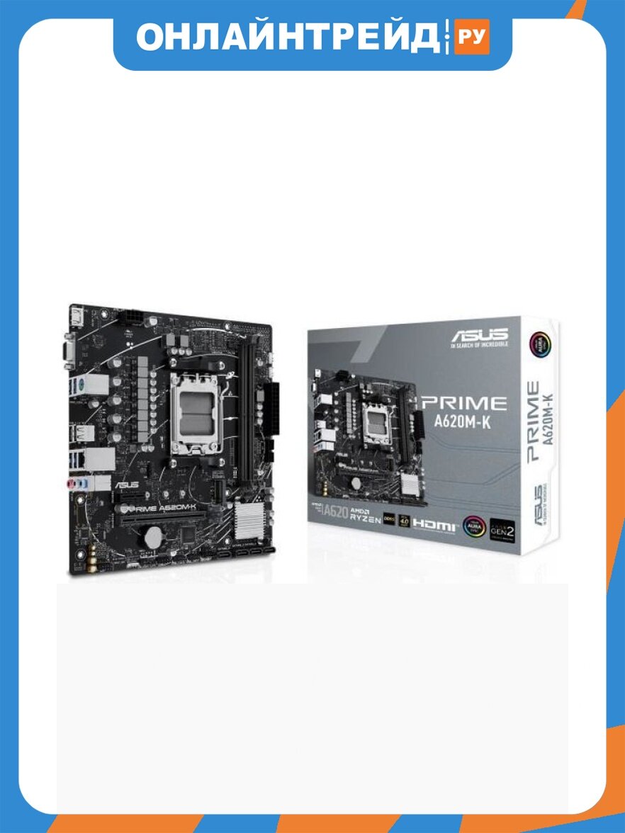 Материнская плата Asus PRIME A620M-K (AM5, mATX)