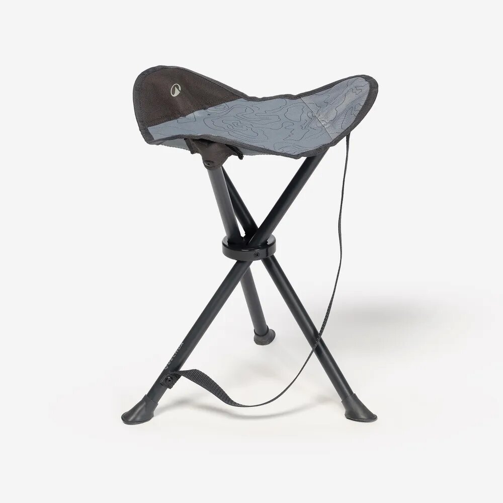 DECATHLON Стул складной туристический Quechua 60*9*9 см, сталь, 1.2 кг, до 110 кг