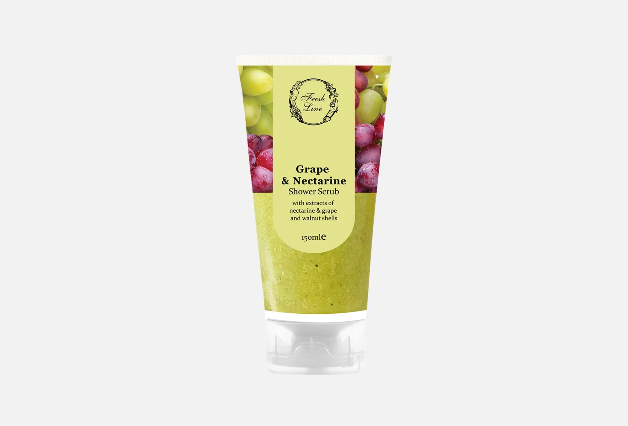 Fresh Line Grape and Nectarine Гель-скраб для душа 150мл