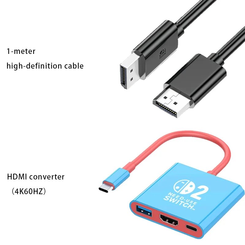 Конвертер Type-C HDMI 4K 60 Гц для Nintendo Switch 2 OLED/Lite 4K60Hz HDMI