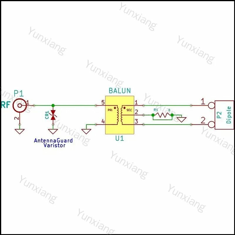 Миниатюрный 1:9HF антенна Balun