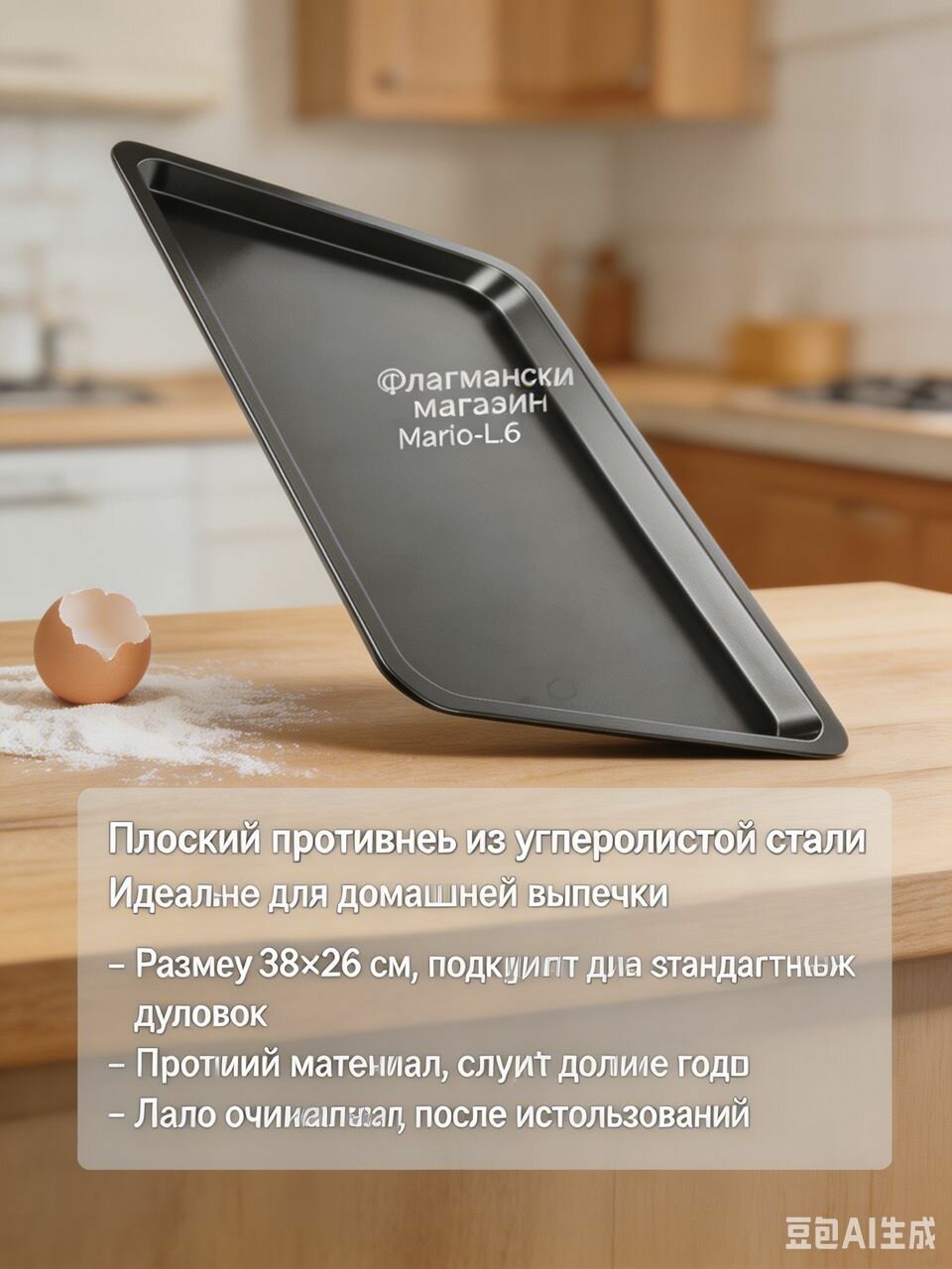 Противень, 38 см х 26 см